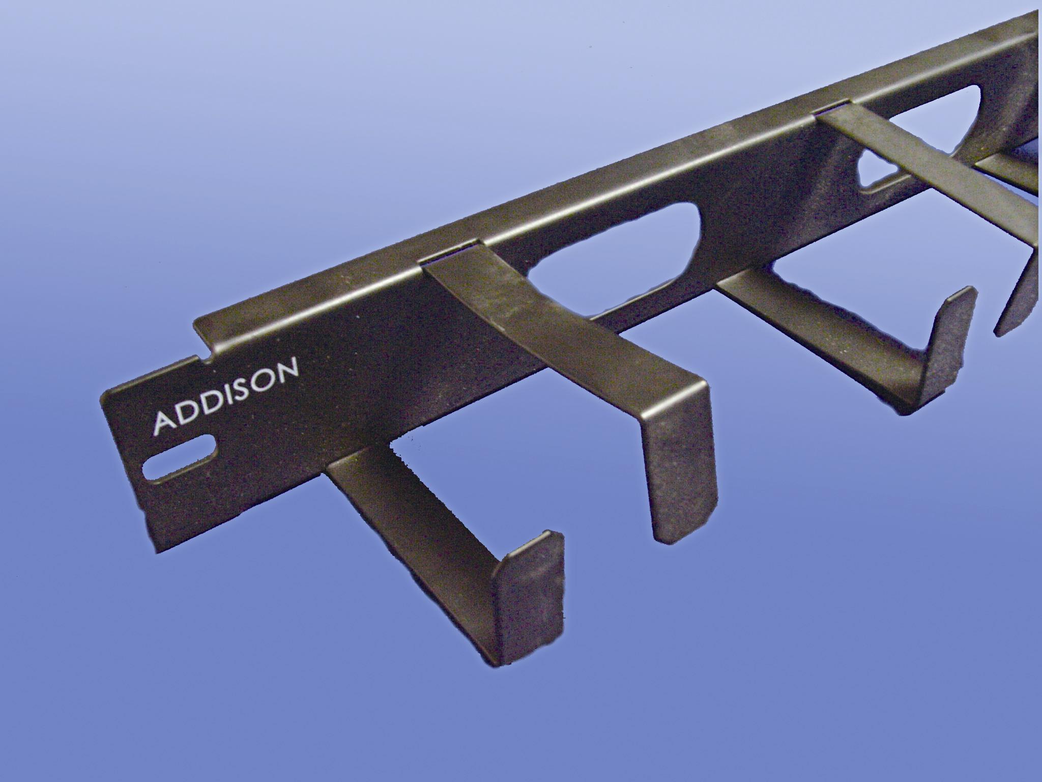 Cable Management panel|Addison 1u/2u metal duct cable management panel