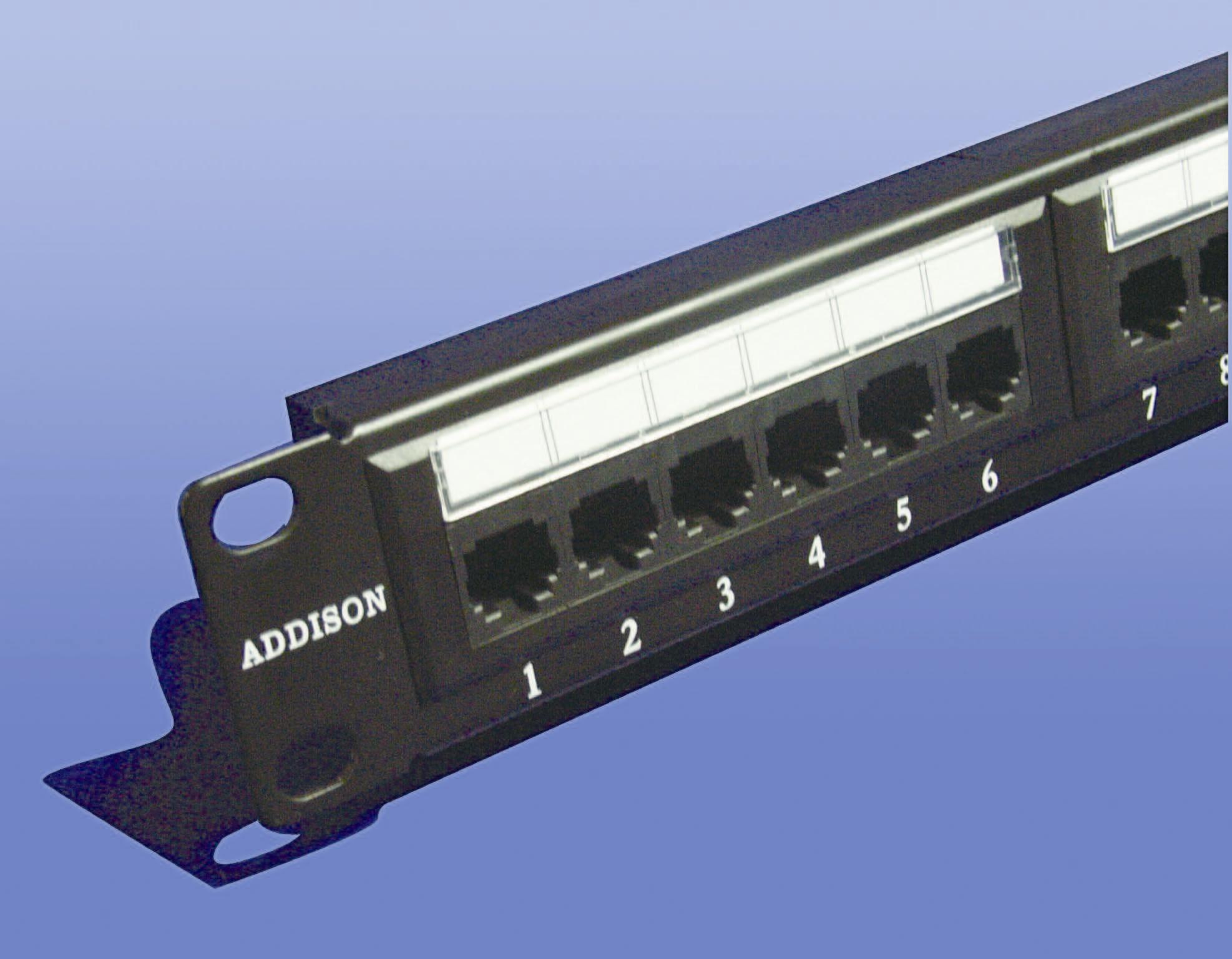 Addison Telco Patch Panel|24 ports/48 ports telco patch panels